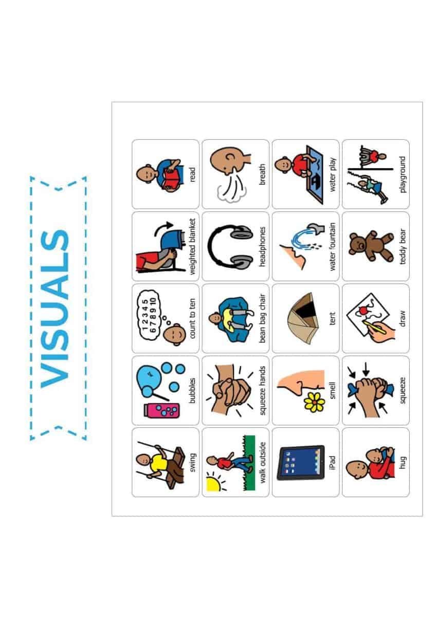 When I Am Frustrated Visual - For Kids With Autism